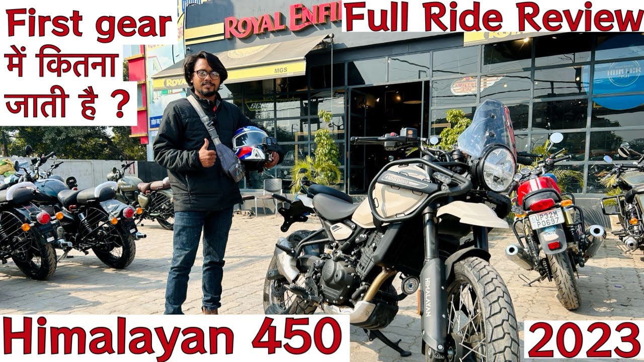 Royal Enfield Himalayan 450 OBD-2 Full Ride Review | New Himalayan 450 ...