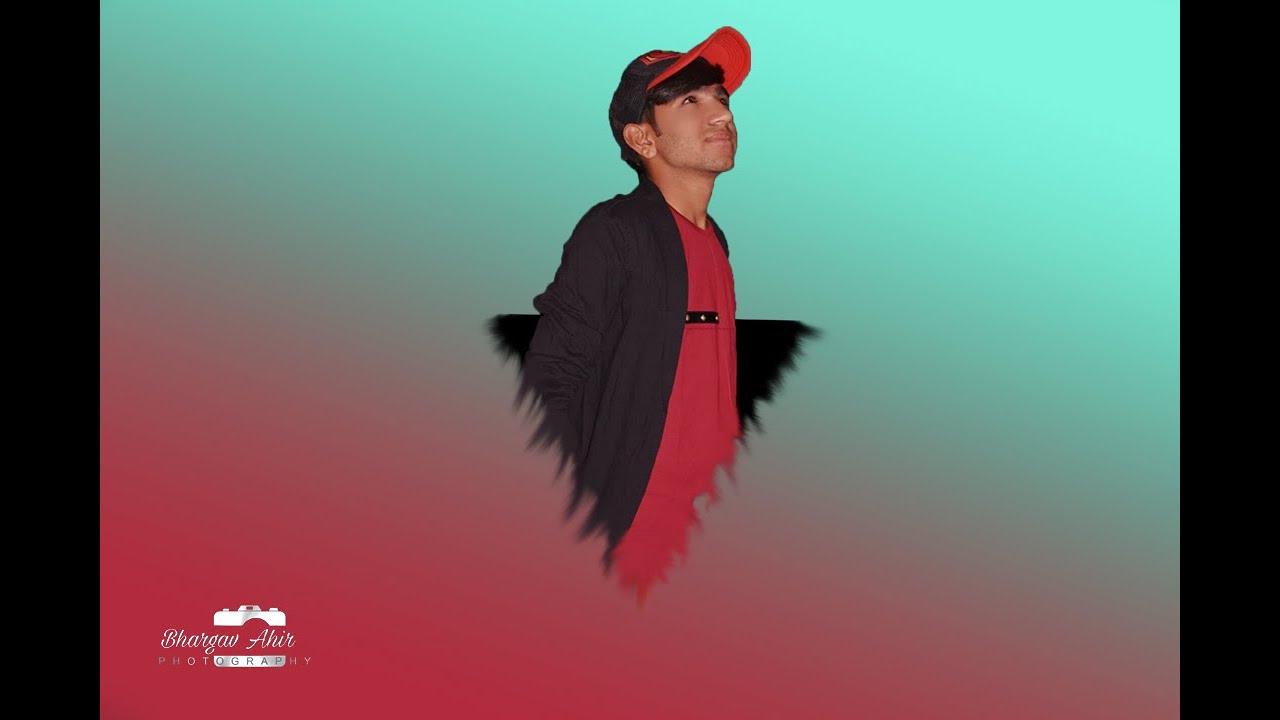 Triangle pop out instagram profile tutorial with Photoshop - YouTube