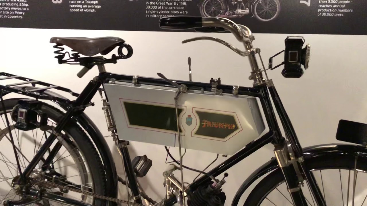 Triumph Motorcycle Number One 1902 - YouTube