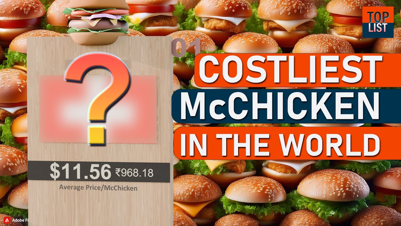 Top 5 Countries with the Most Expensive McChicken Burgers | Price ...