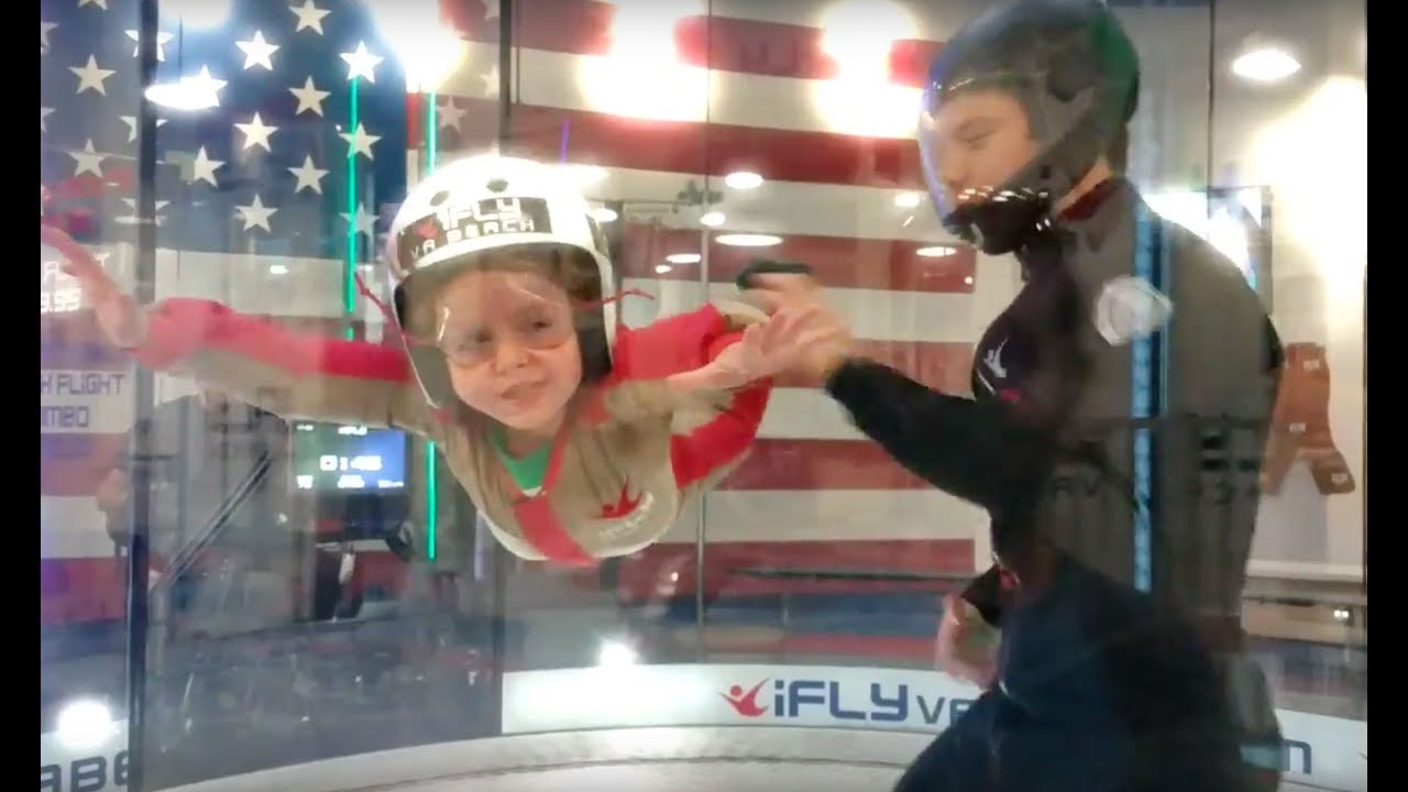 3 Year Old Skydiver At Ifly Va Beach Indoor Skydiving Youtube
