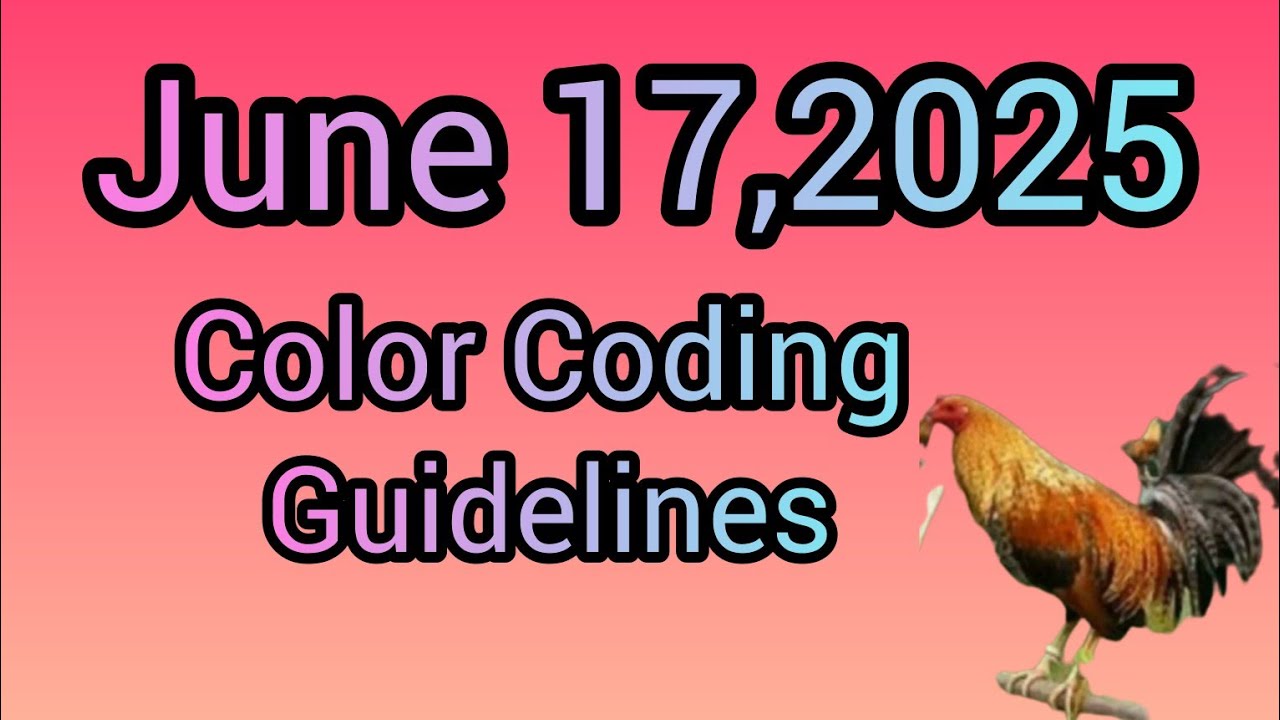June 17,2025 Color Coding guidelines. - YouTube