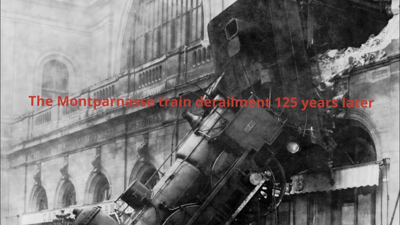 The Montparnasse train derailment 125 years later - YouTube