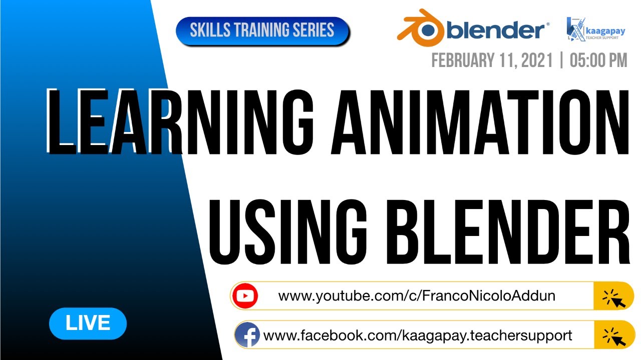 Skills Training Series | Learning Animation Using Blender - YouTube