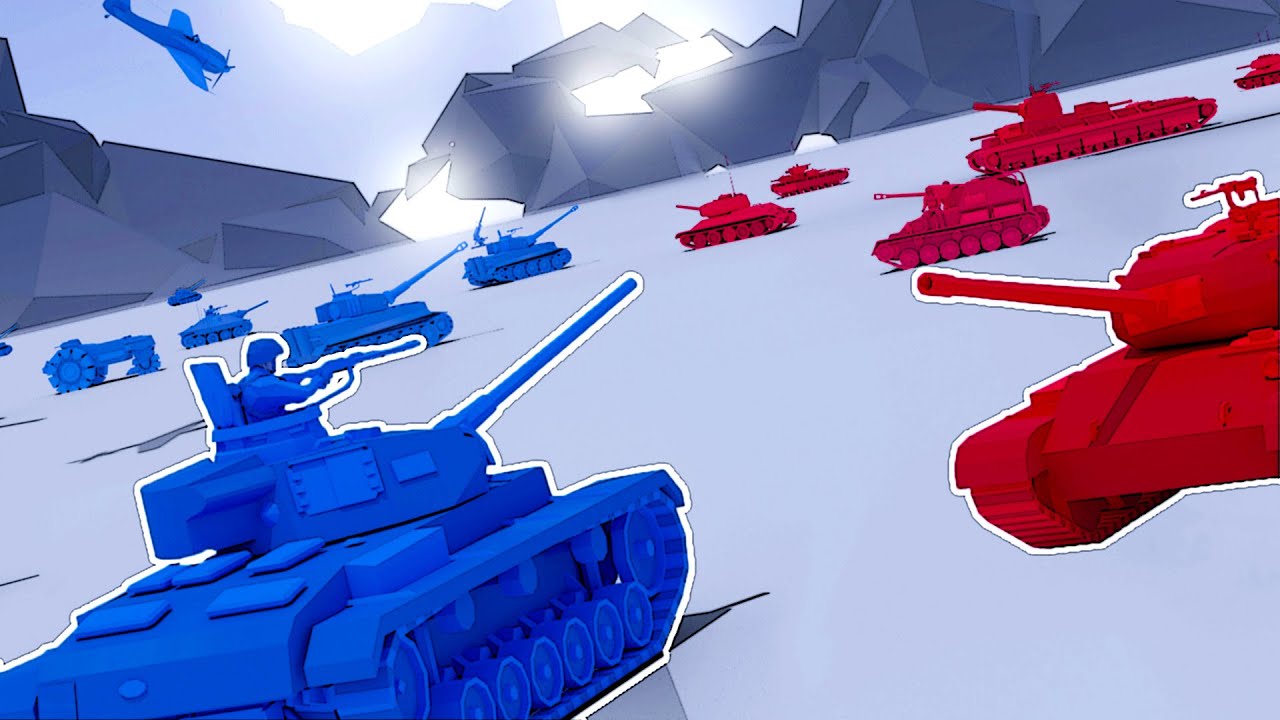 Des MILLIERS de tank S'AFFRONTENT (Total Tank Simulator) - YouTube