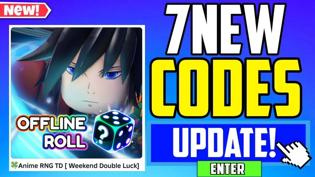 *SECRET UPDATE!* | ANIME RNG TD CODES 2025 (ROBLOX ANIME RNG TD)Part ...