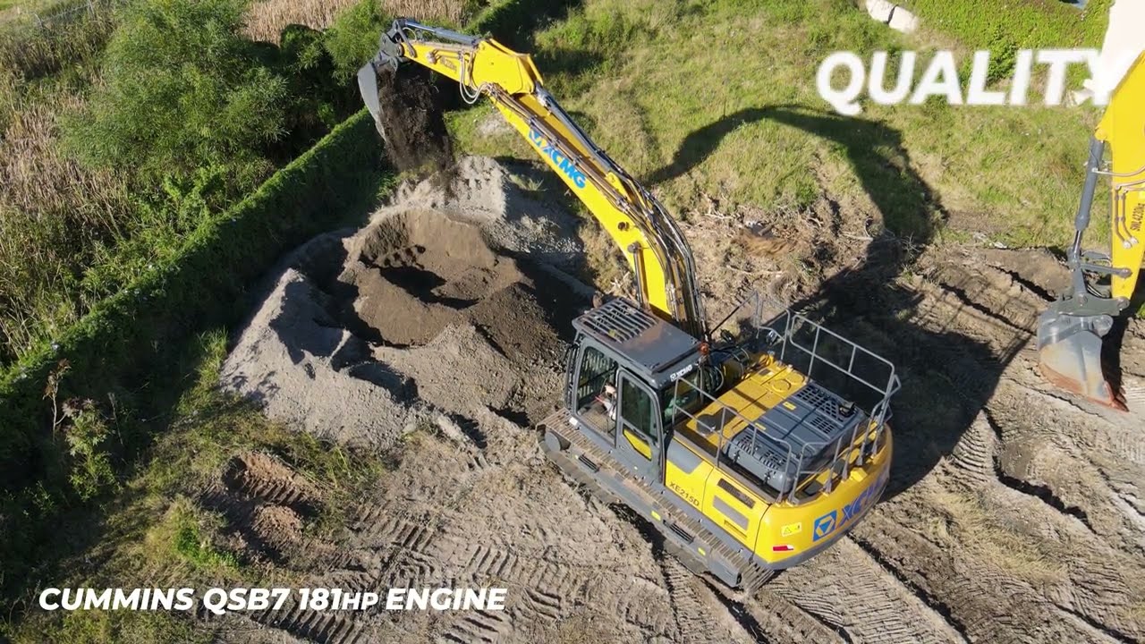 XCMG XE215D 21 Tonne Excavator - YouTube