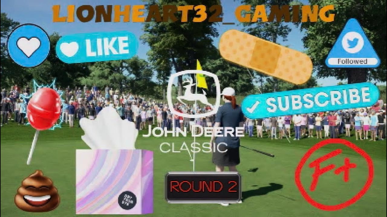 PS5 - PGA TOUR 2K21 - JOHN DEERE CLASSIC @ TPC DEERE RUN!! ROUND TWO ...