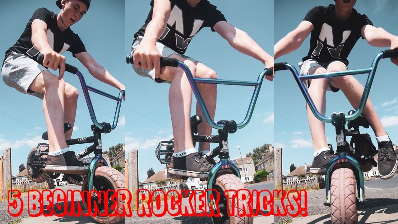5 BEGINNER ROCKER BMX TRICKS! - YouTube