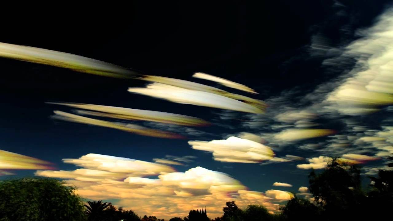 Trippy sky art - composited clouds in blue sky timelapse V10090a - YouTube