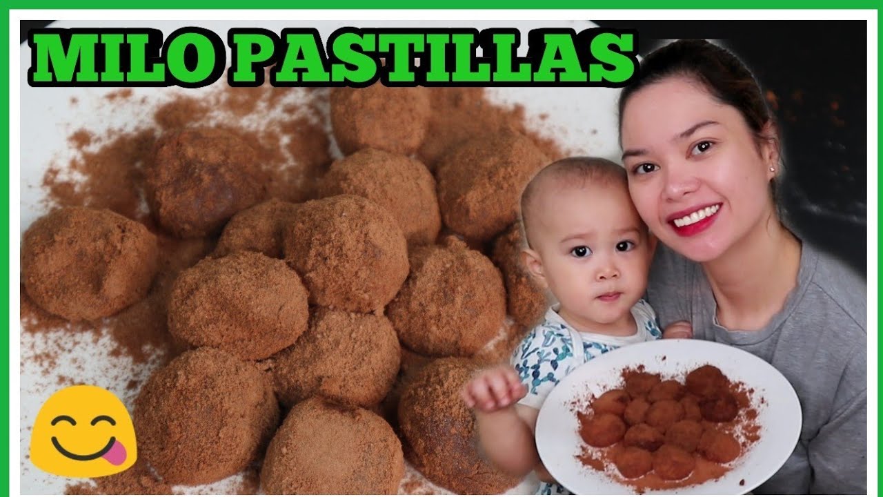 HOW TO MAKE MILO PASTILLAS | 3 INGREDIENTS LANG! - YouTube