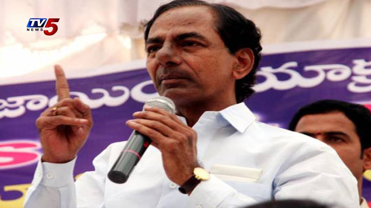 CM KCR Speech at Auto - Tippers for Swachh Hyderabad Launch | TV5 News ...