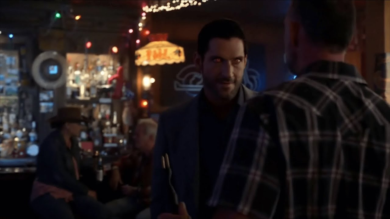 Lucifer 4x04 - Lucifer se bat dans le bar - YouTube
