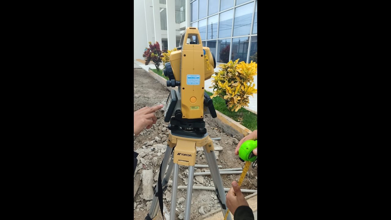 Guía sobre cómo usar la Estación Total TopCon ES 105-Ingeniería Civil ...