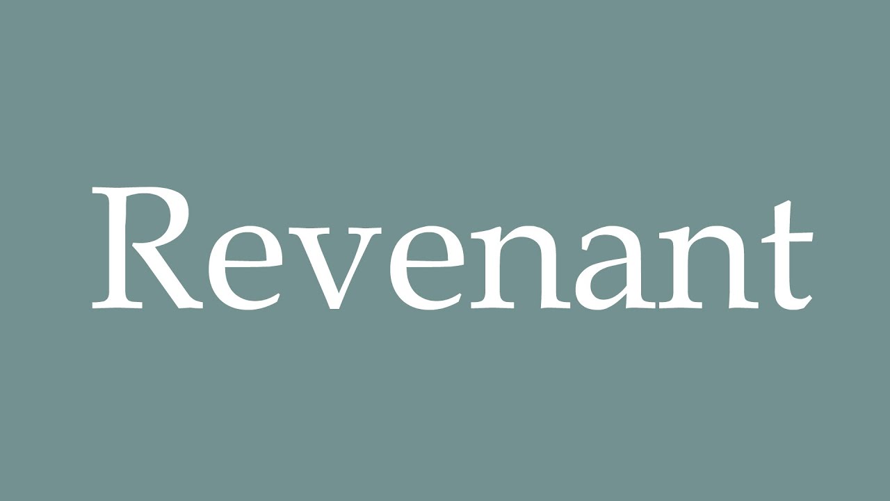 How to Pronounce ''Revenant'' Correctly in French - YouTube