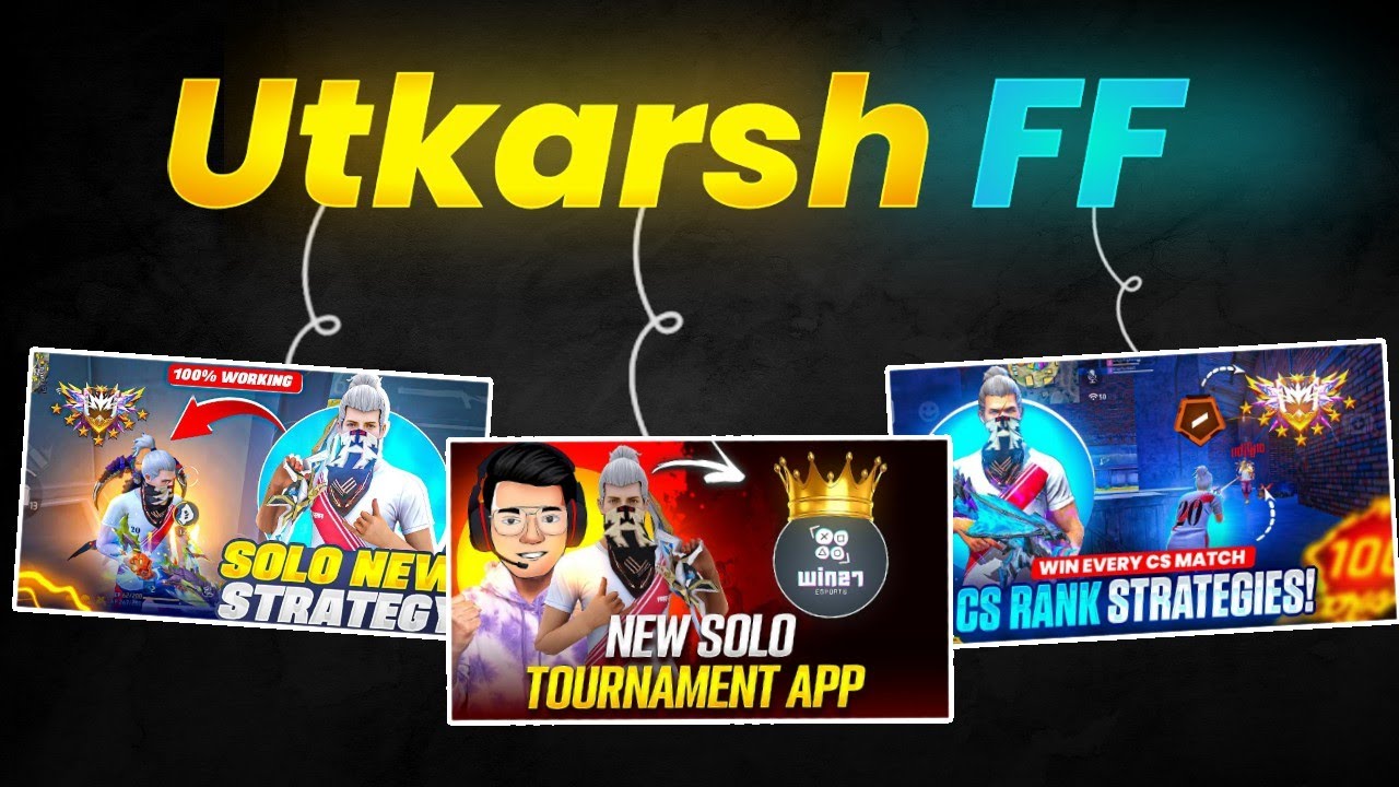 How To Make Thumbnail Like ‎Utkarsh FF 🔥|| Utkarsh FF Thumbnail Mobile Me Kese Banaye? || LEO ...