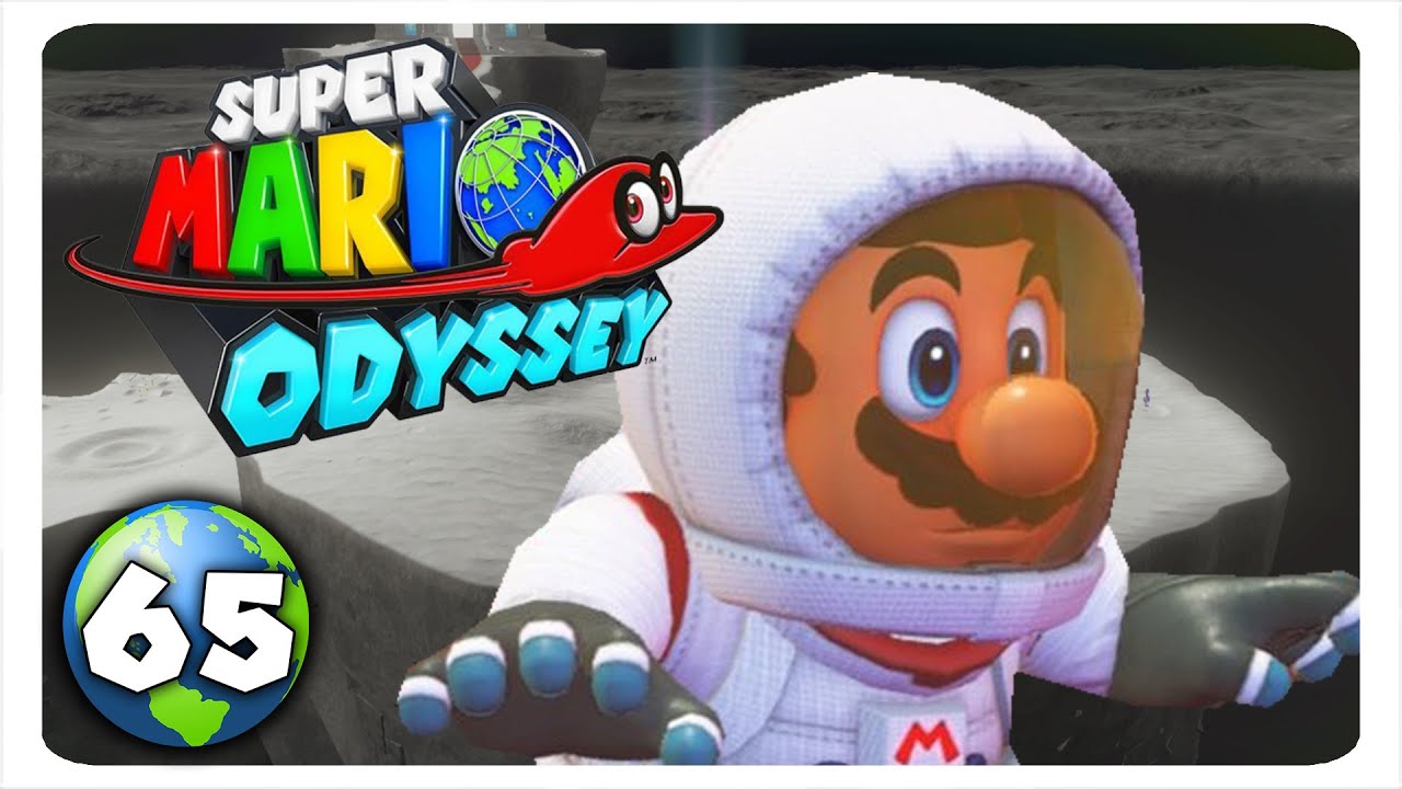 Mario der Astronaut im Mondscheinkrater 🌍 Super Mario Odyssey #65 - YouTube