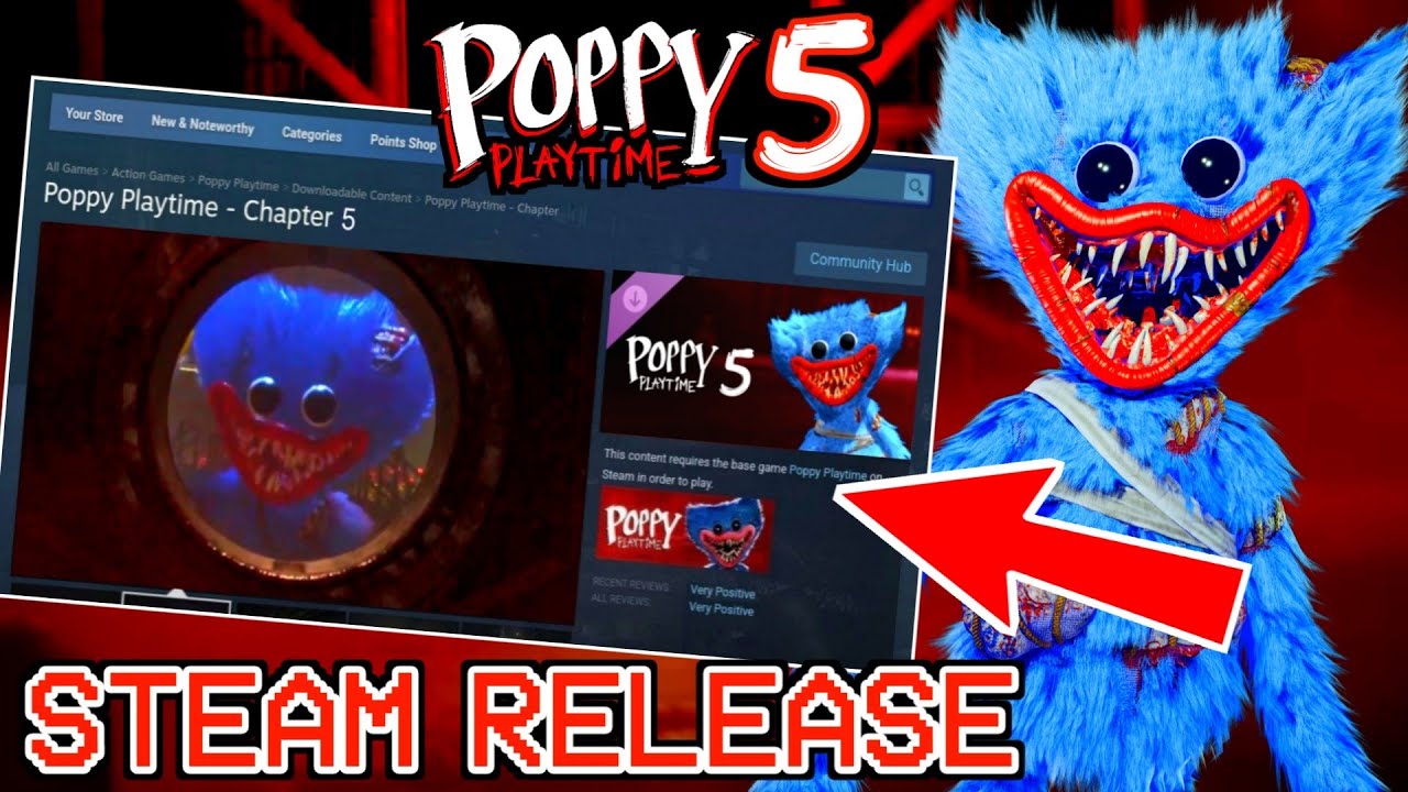 Poppy Playtime Chapter 5 - RELEASE on STEAM and NEW INFORMATION 😃 ...