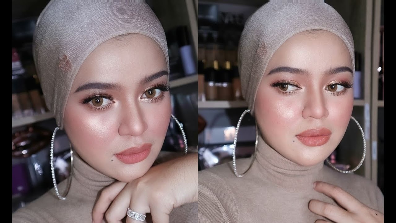 MUA Bellaz : Simple Nude Makeup, Lauriene Eyeshadow 'Star Dust Glam ...