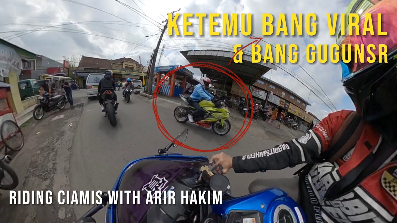 Eh Gak Sengaja Ketemu Bang Viral dan Gugunsr di Ciamis | Riding Bareng @ArirHakim Motovlog - YouTube