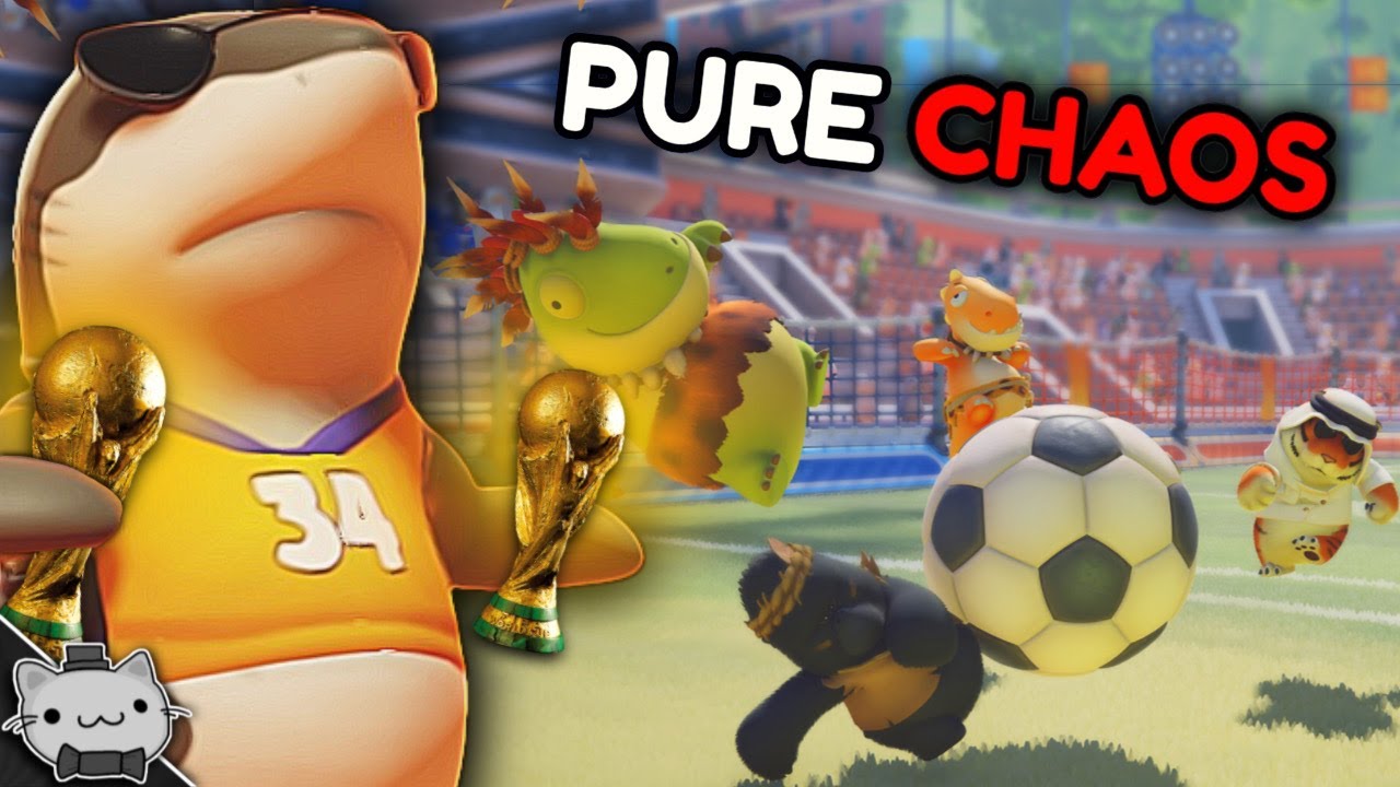 COMPETING IN THE PARTY ANIMALS WORLD CUP! (too funny) | Party Animals ...