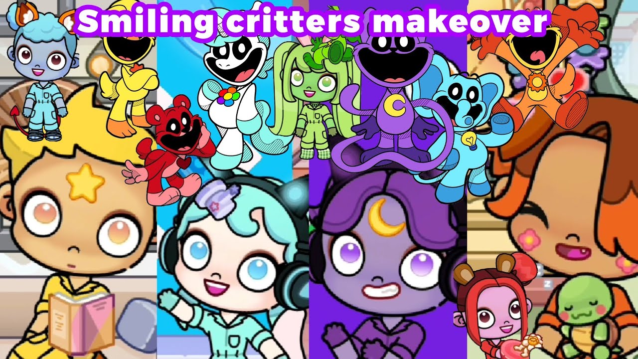 Smiling critters makeover {avatar world} 💛💙💜💚 🧡 - YouTube