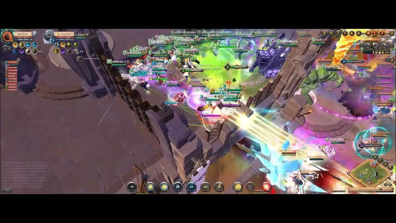 Bomb POV Castillo VS Guess What - Gremio Los Memoriosos - Albion Online ZvZ - YouTube