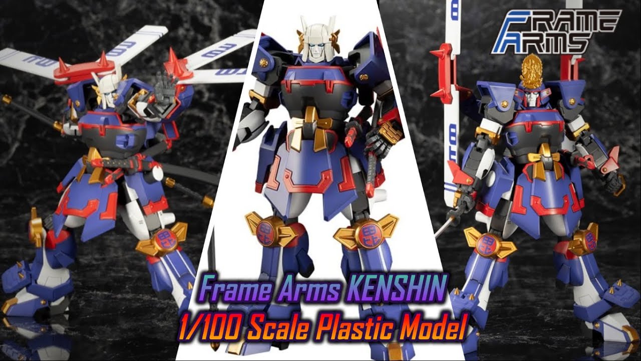 Frame Arms KENSHIN 1/100 Scale Plastic Model - YouTube
