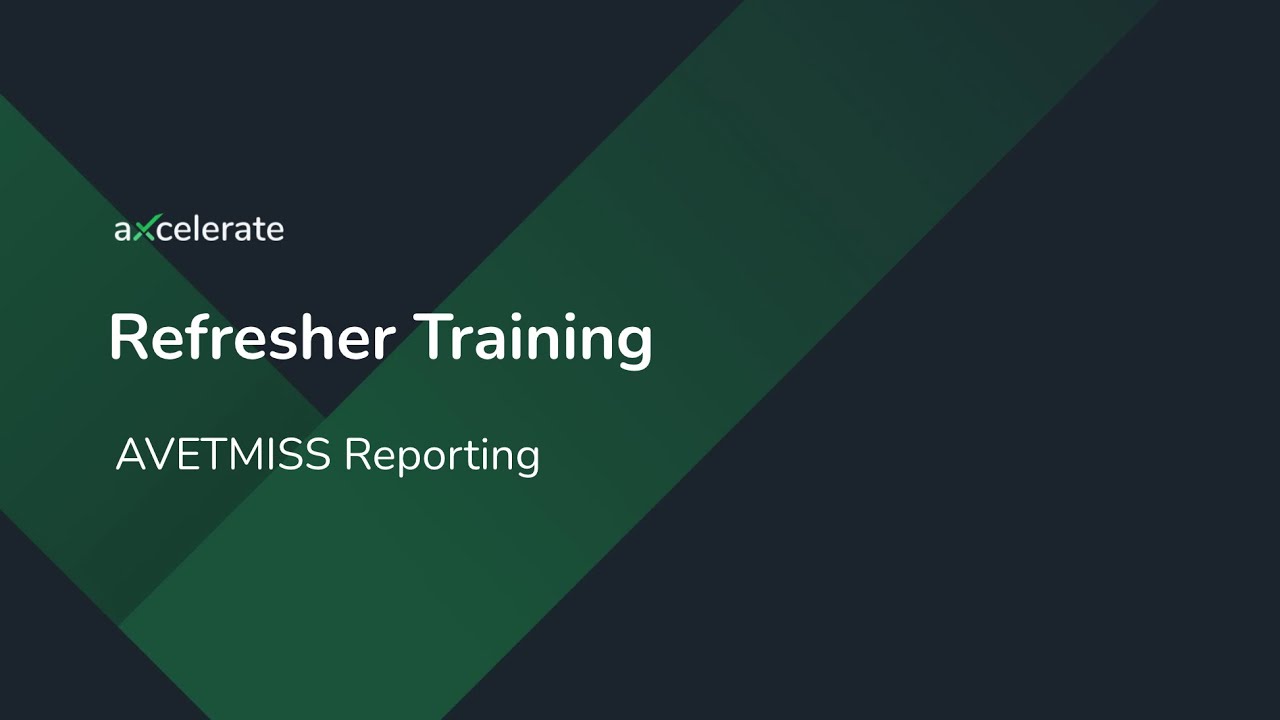 AVETMISS Reporting - 10 of 13 - YouTube