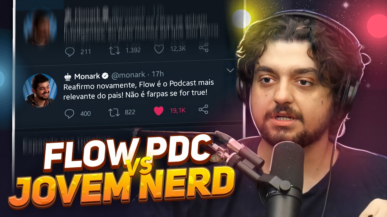 A TRETA ENTRE Flow Podcast e Jovem Nerd (Nerdcast) - YouTube