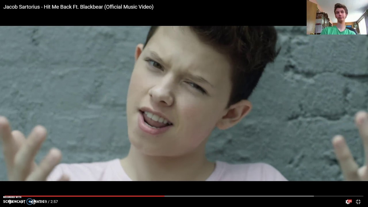 REACTING TO HIT ME BACK OFFICIAL MUSIC VIDEO JACOB SARTORIUS - YouTube