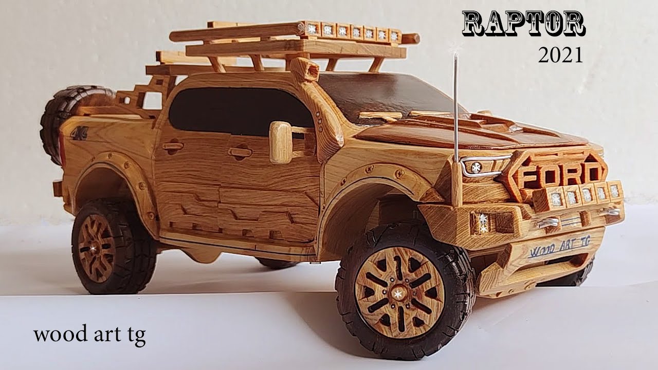 Amazing Wood Carving Car - 2021 Ford Ranger RAPTOR - Woodworking Art ...
