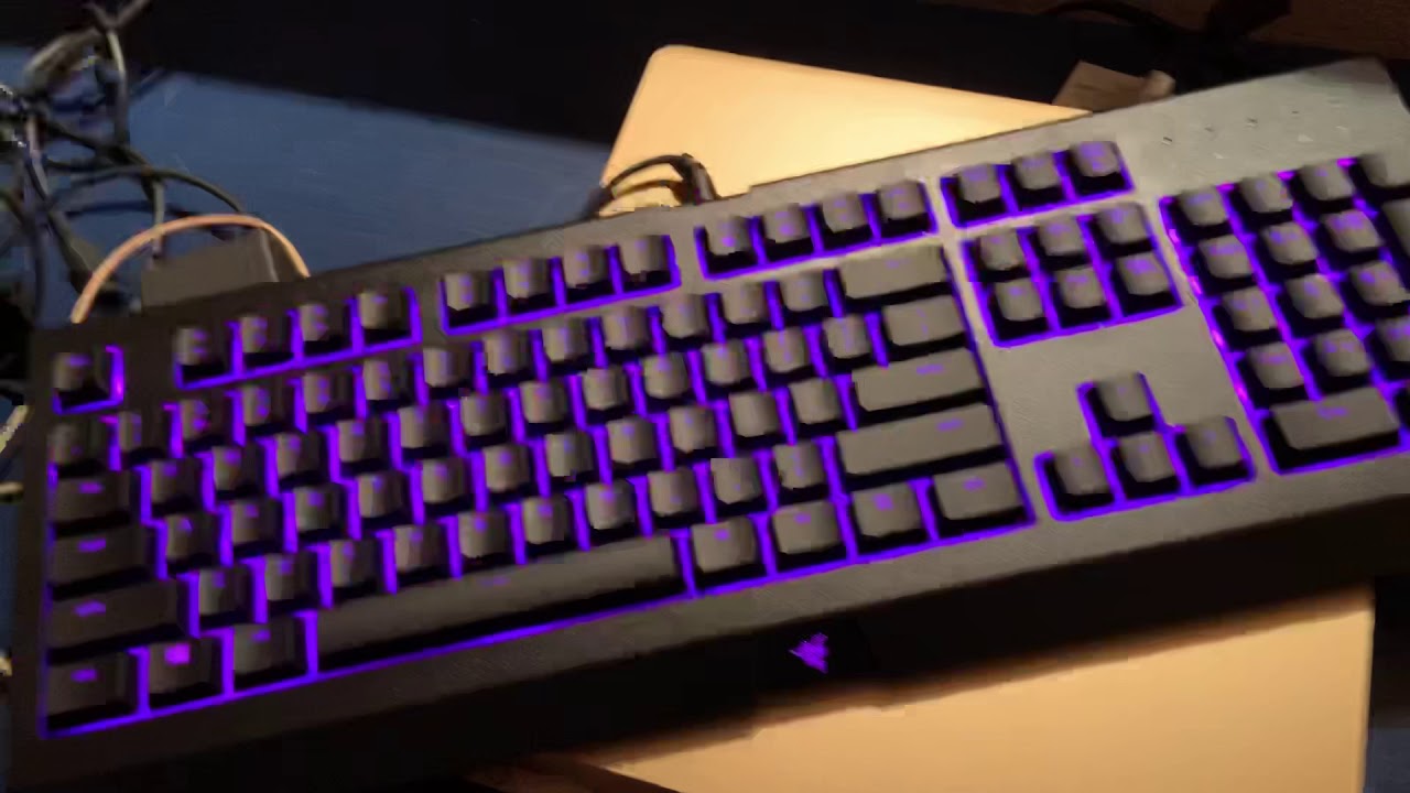 Gaming keyboard unboxing - YouTube