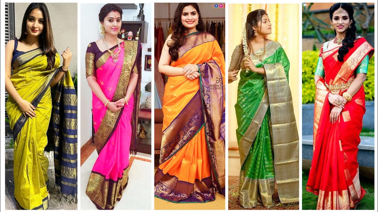 Latest Silk Saree Design | Designer Silk Sarees | Silk Saree Ideas # ...