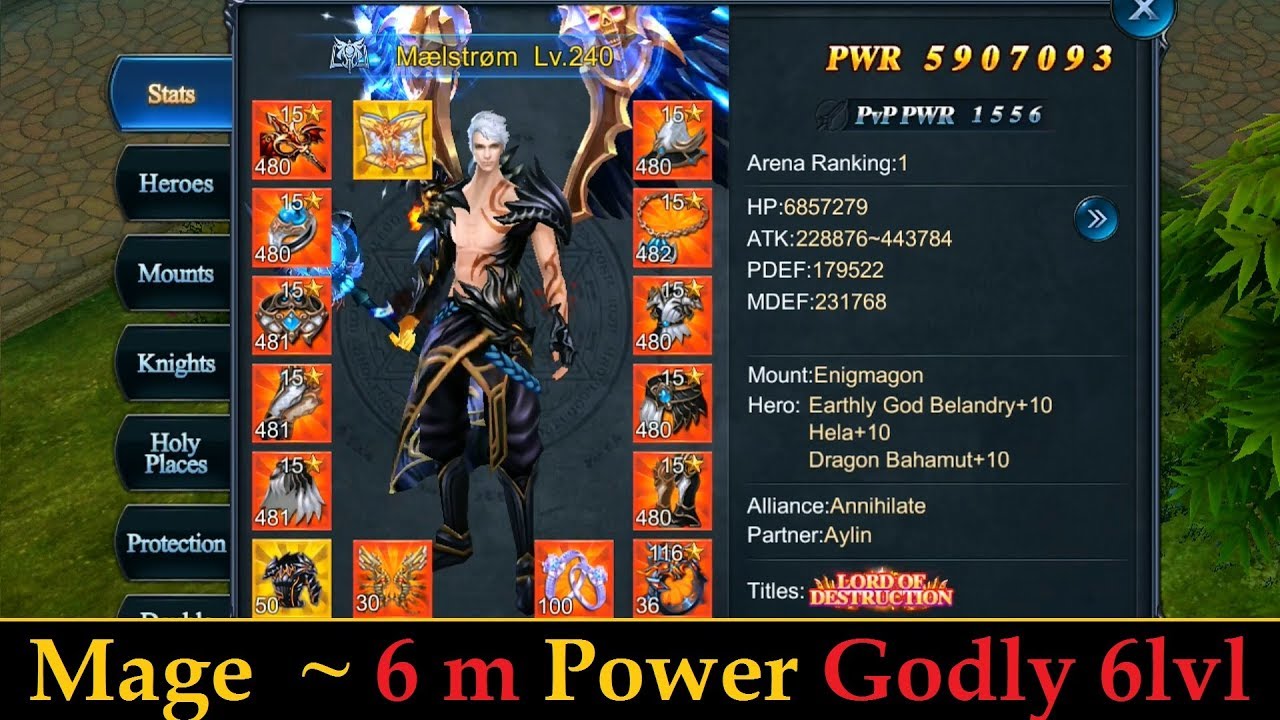 Goddess: Primal Chaos. Mage ~6m Power NA13 - YouTube