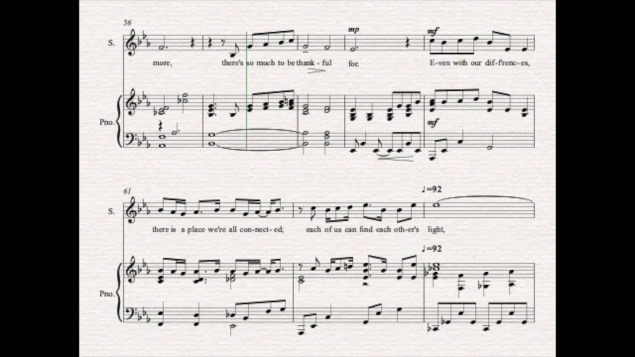 Thankful - Soprano & Accompaniment - YouTube