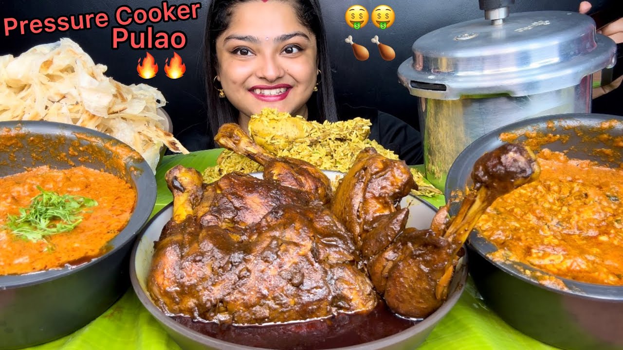 CHICKEN PRESSURE COOKER PULAO, SPICY CHICKEN TANGDI KALA BHUNA,2 TYPES ...