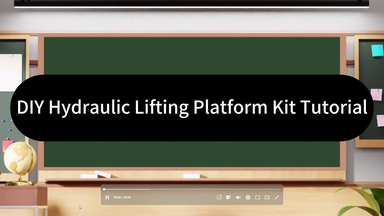 T-M56 DIY Hydraulic Lifting Platform Kit Tutorial - YouTube