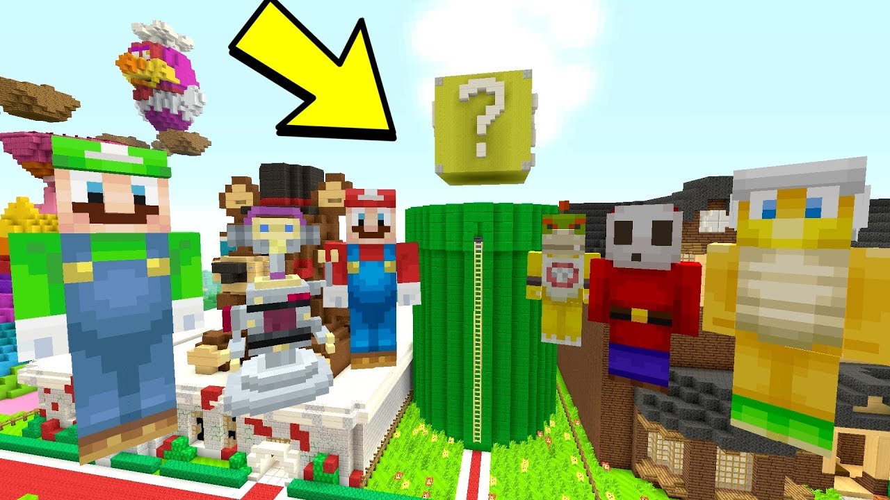 Super Mario Dropper! [MINIGAME!] - Mario's Nintendo Land - (Minecraft ...