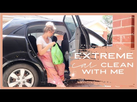 EXTREME CAR CLEAN WITH ME | COMPLETE DISASTER | CLEAN WITH ME 2020 ...