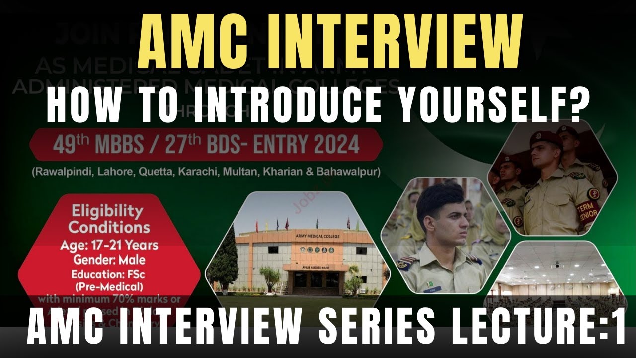 AMC Interview Preparation |AMC Personality Test Guidance| AMC Merit ...