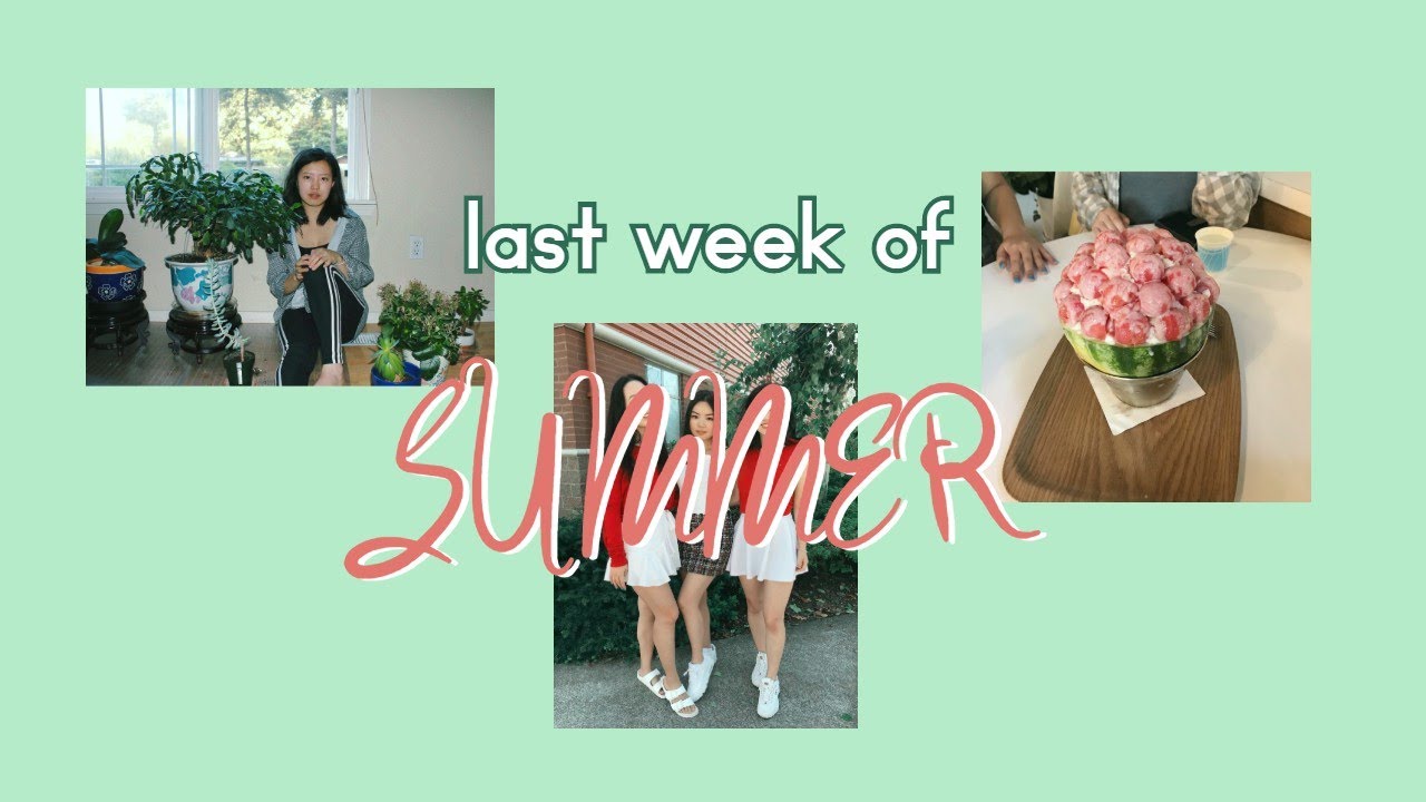 last week of summer 2019!! - YouTube