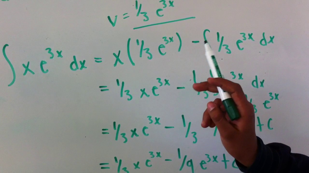 Integral con funcion e - YouTube