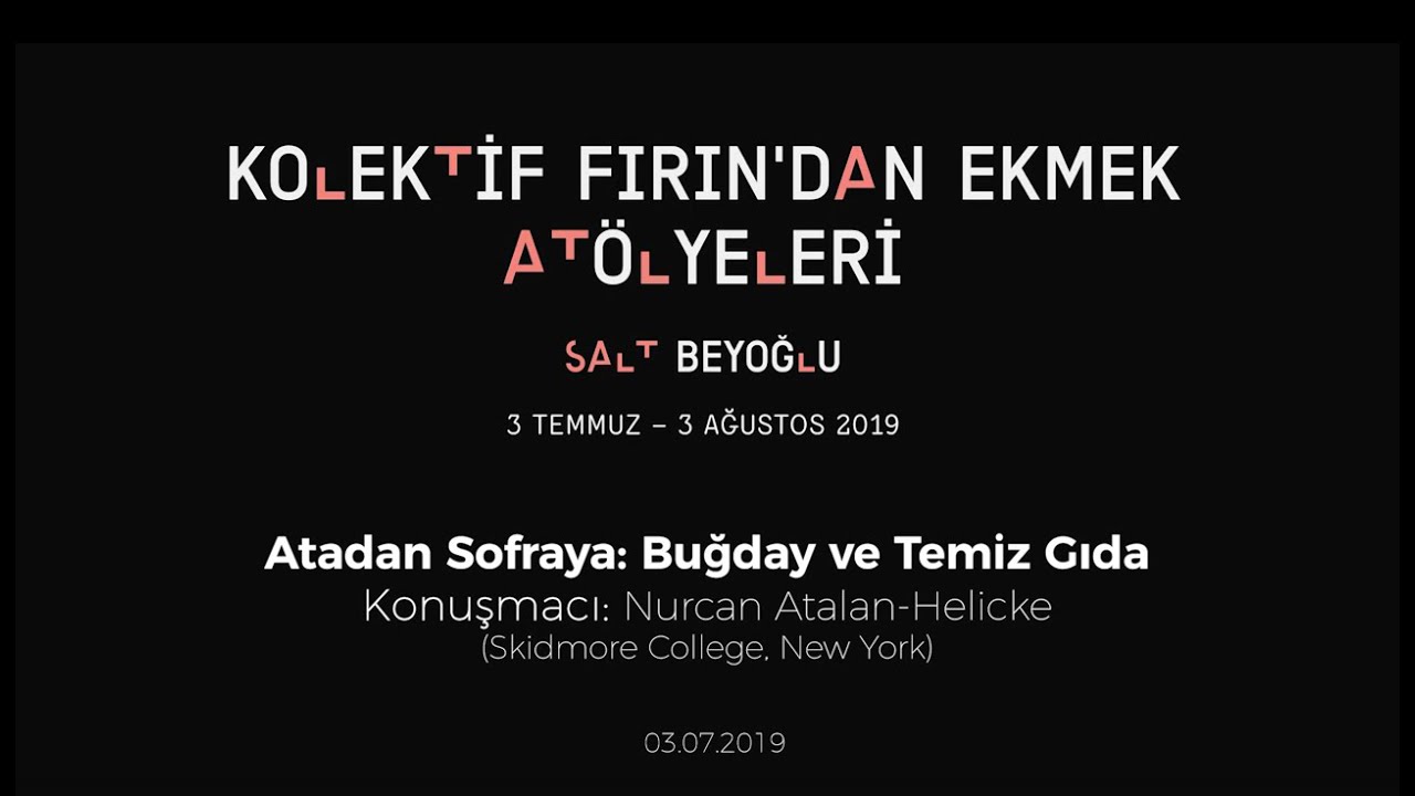 Kolektif Fırın Atölyeleri - Konuşmacı Nurcan Atalan-Helicke - YouTube