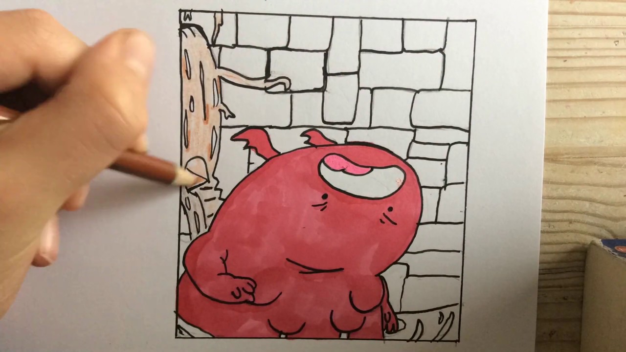Drawing Neddy from Adventure Time speed art - YouTube