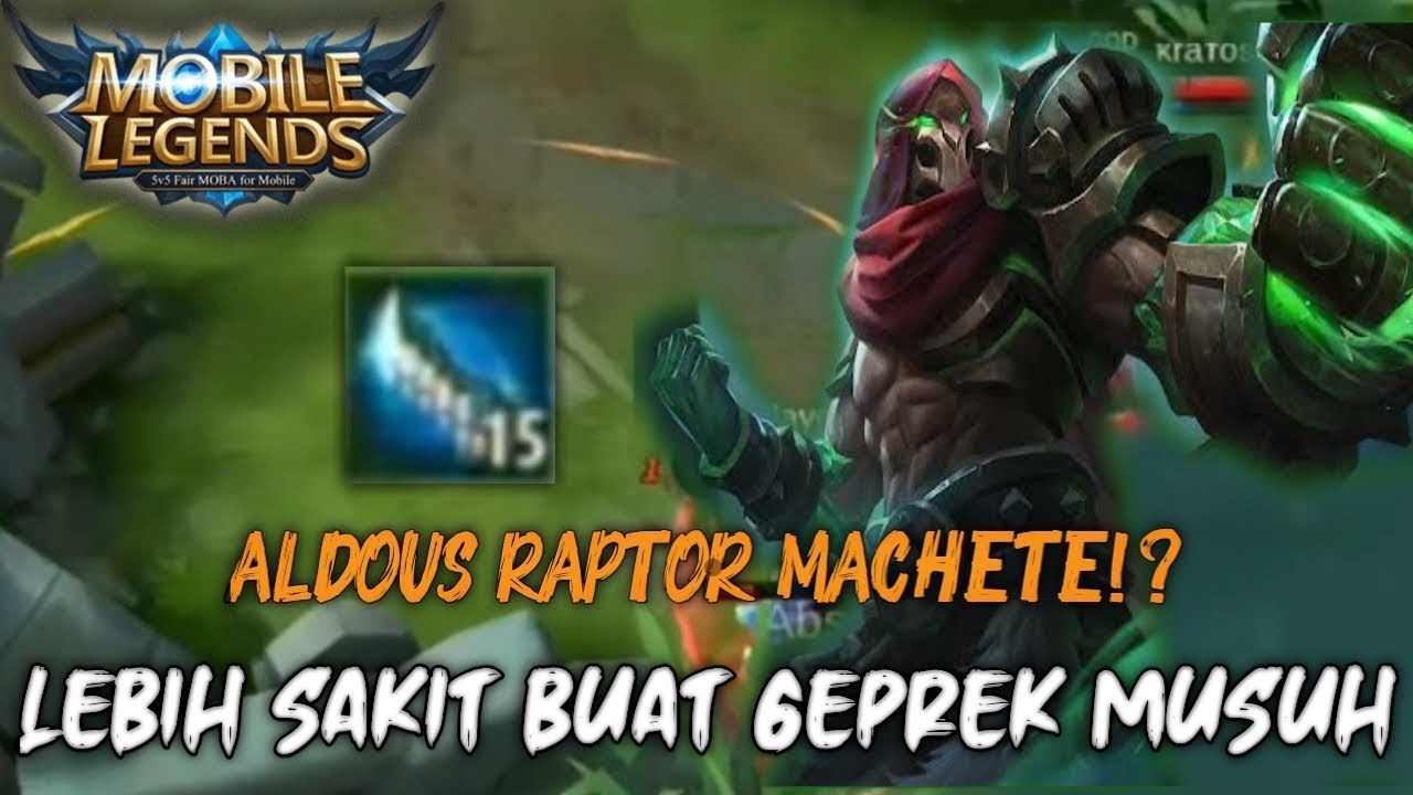 ALDOUS RAPTOR MACHETE?? Lebih Mudah Buat Farming | - YouTube