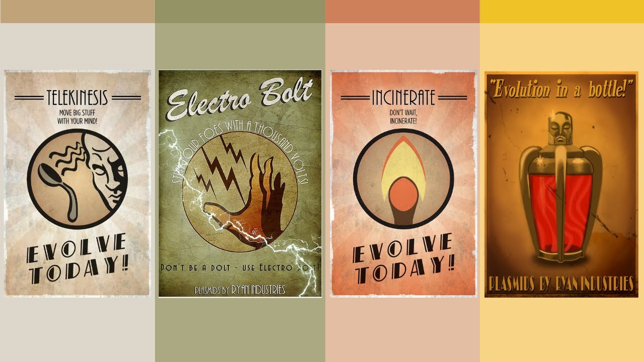 BIOSHOCK | Recopilación de TODOS los PLASMIDOS 🔥 ️🤬 - EVOLVE TODAY 😄 ...