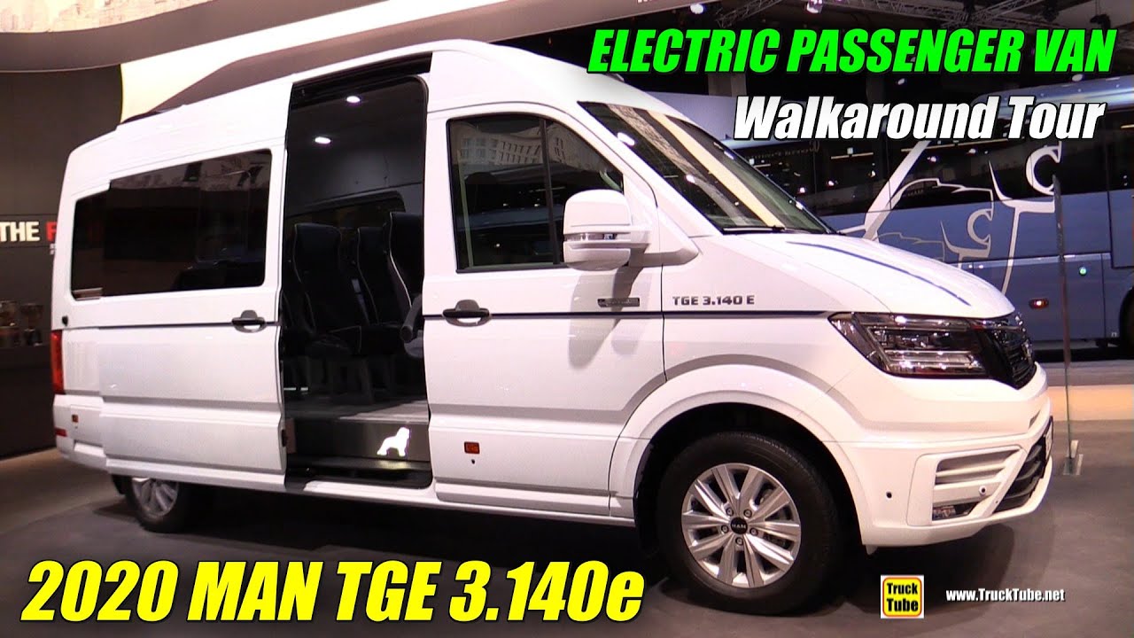 2020 Man TGE 3.140e Electric Passenger Van - Exterior Interior ...
