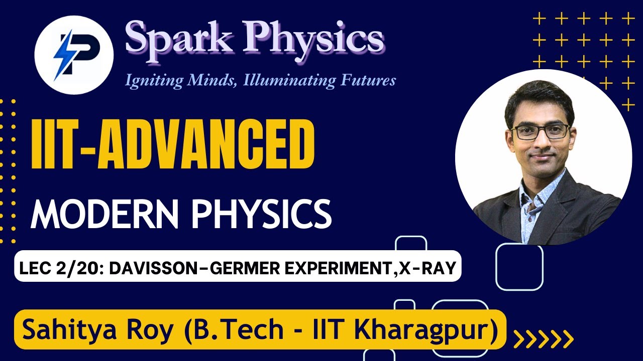 Modern Physics Lec 02/20 | Spark Physics:IIT-Advanced Series| Class XII ...