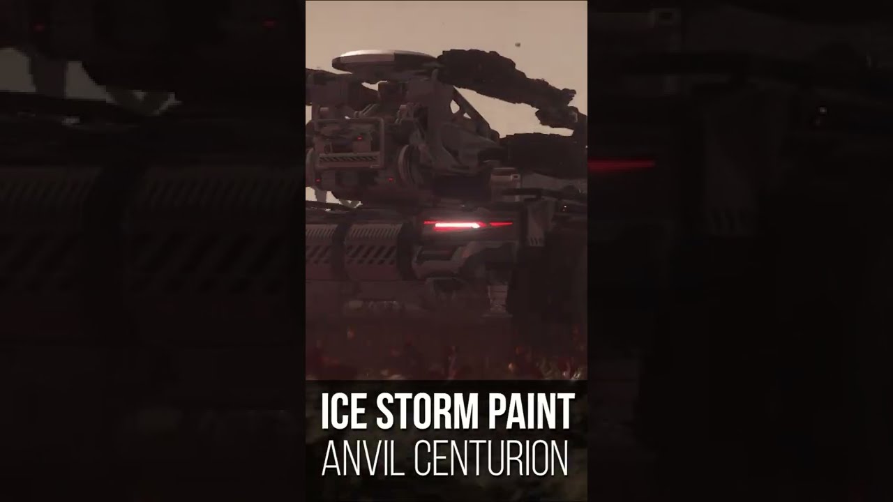 Centurion Ice Storm Paint Showcase | Star Citizen #shorts - YouTube